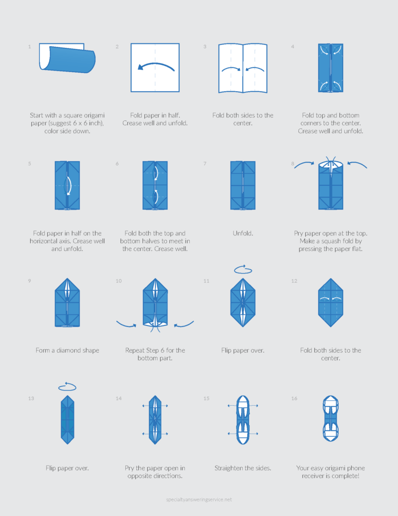 Learn How To Make an Origami Telephone | SAS